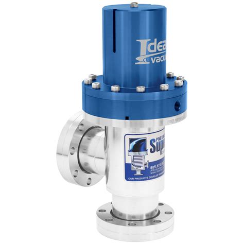Ideal Vacuum Ideal Vacuum Small Super Seal Conflat 338 In Uhv Pneumatic Bellows Right Angle