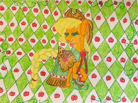 Applejack Gala Dress Paper Mario Style By Justinvaldecanas On Deviantart