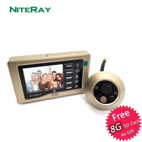 Digital Peephole Viewer Video Doorbell Door Peephole Camera With Photo
