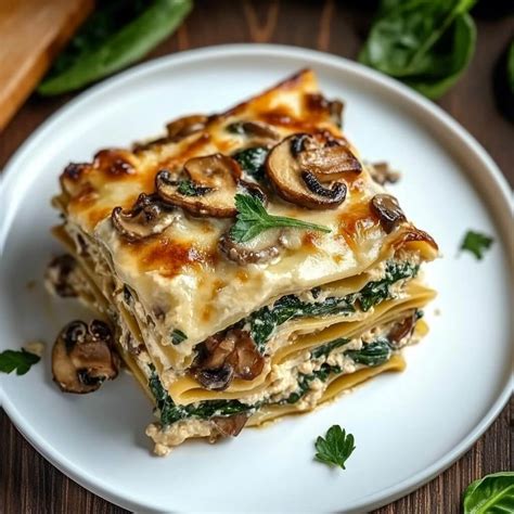 Mushroom And Spinach Lasagna A Comfort Food Classic