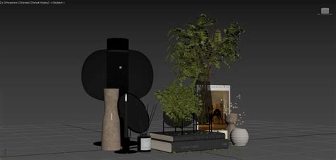 Decorative Set 107 3d Model Cgtrader
