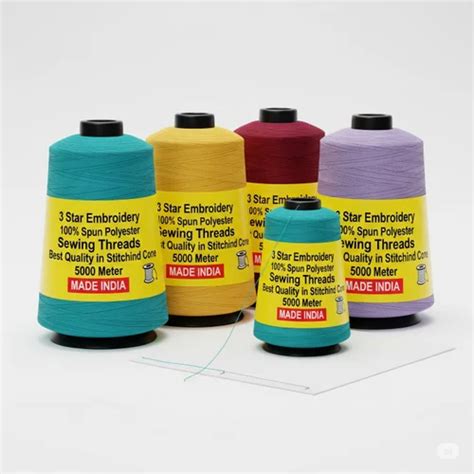 Spun Polyester Stitching Thread For Sewing At ₹ 125 Piece In Surat Id 2856913452730