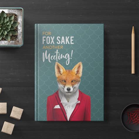 Fox Notebook Etsy