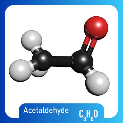3d Model Acetaldehyde C8h8o Or C6h5coch3 Cgtrader