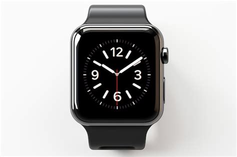 Premium Photo Modern Wearable Tech Smartwatch On White Isolation Generative Ai