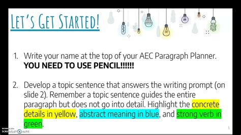 Aec Paragraph Planner Coroners Report Youtube