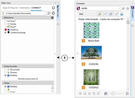 Coreldraw Ajuda Encontrando Conteúdos Com A Janela De Encaixe Obter Mais