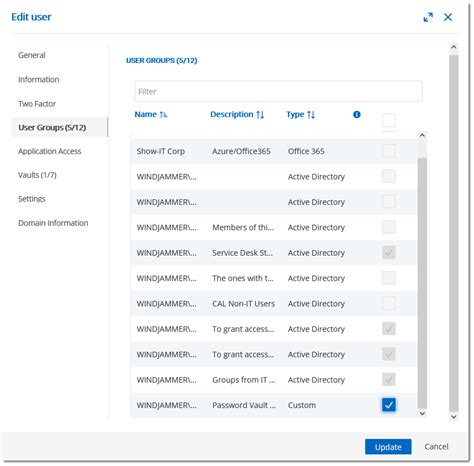 User Groups Devolutions Documentation