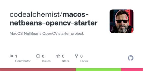 Github Codealchemistmacos Netbeans Opencv Starter Macos Netbeans