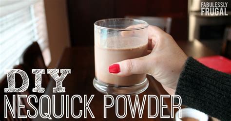 Homemade Chocolate Milk Recipe Diy Nesquik Fabulessly Frugal