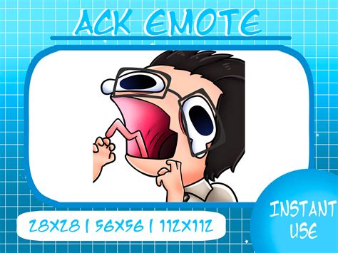 Dwight Ack Emote Dbd Emote Twitch Emote Kick Emote Etsy