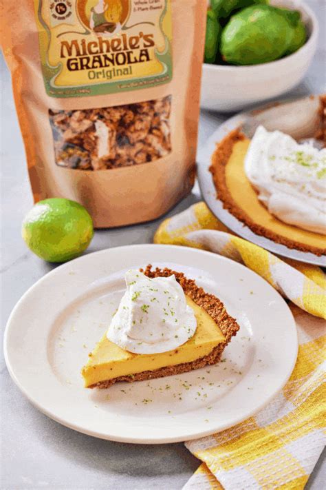 Oat Of This World Key Lime Pie Granola Crust Recipe Micheles Granola
