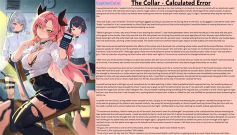 The Collar Calculated Error Tg Caption By Captioncutie On Deviantart