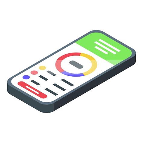 Premium Vector Smartphone Showing Financial App With Charts And Data