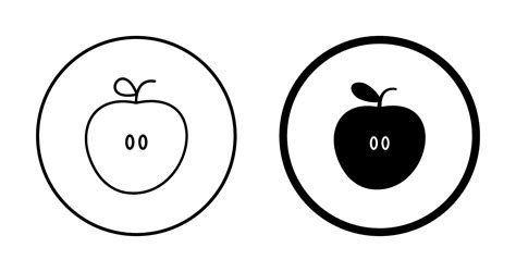 Apples Vector Icon 24862649 Vector Art At Vecteezy