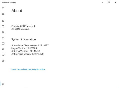 How To Find The Microsoft Defender Version Installed In Windows 10