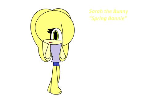 Sarah The Bunny Springbonnie By Distortedanimations On Deviantart