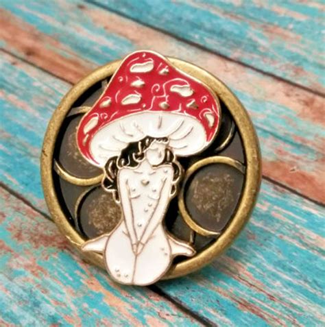 Nude Woodland Forest Sprite Mushroom Goddess Mushrooms Etsy Uk