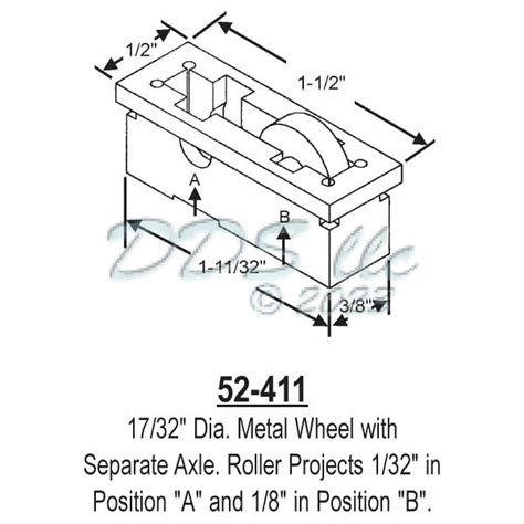 Sliding Window Rollers 52 411 Window And Door Parts