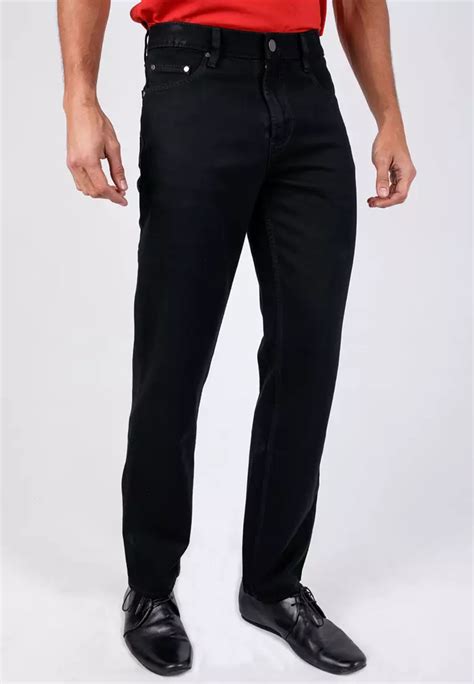 Jual Lgs Lgs Regular Fit Jeans Black Basic Model Original 2025