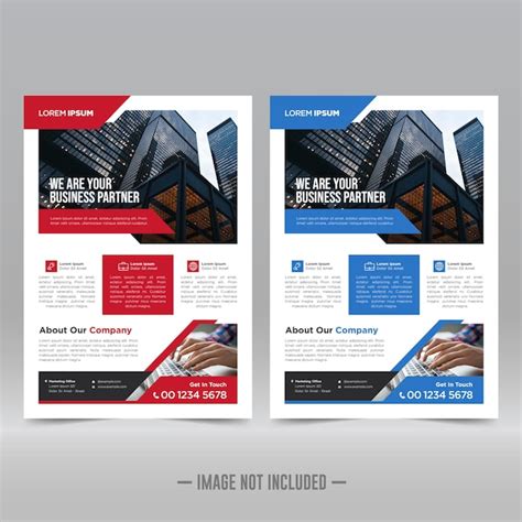 Premium Vector Corporate Poster Flyer Design Template