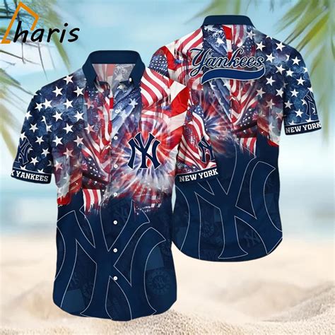 Mlb New York Yankees Independence Day 4th Of July Hawaiian Shirt Hot