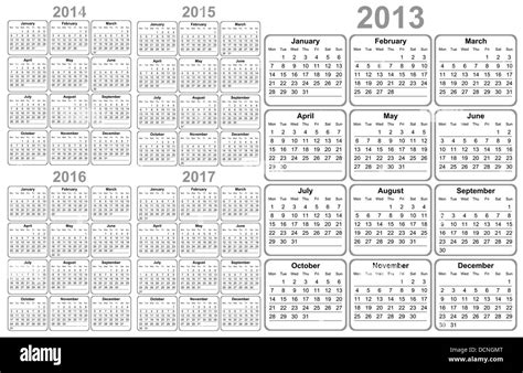 2013 2014 2015 Printable Calendar
