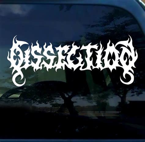 Buy Dissection Vinyl Decal Sticker Car Black Metal Bathory Mayhem