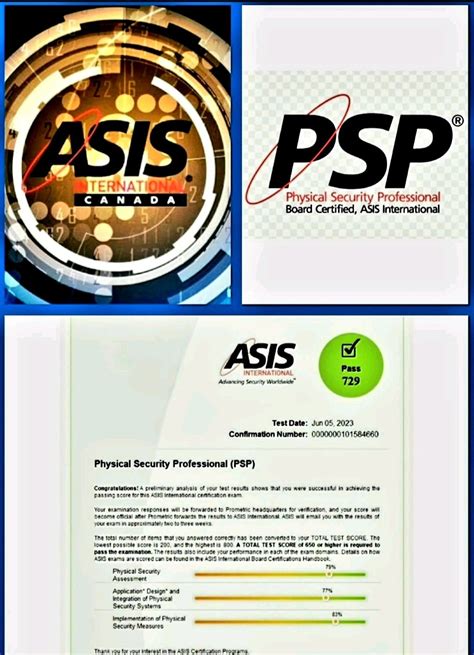 Earned Asis Psp Physical Security Professional Certification Today