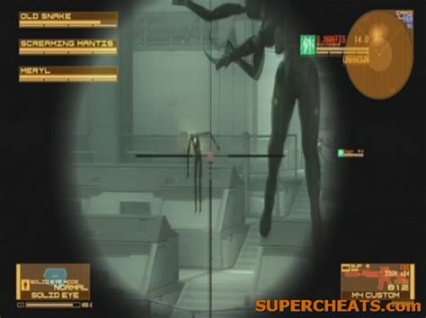 Boss Screaming Mantis Metal Gear Solid 4 Guns Of The Patriots
