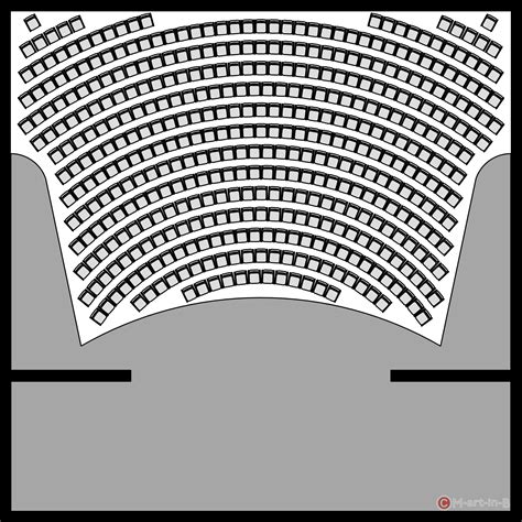 Contemporary Fan Shaped Auditorium Procenium Stage Apron Caliper Stage