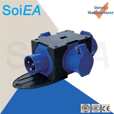 Plug And Socket 32a 2p E Multi Function Socket Outlet Multi Way Adaptor