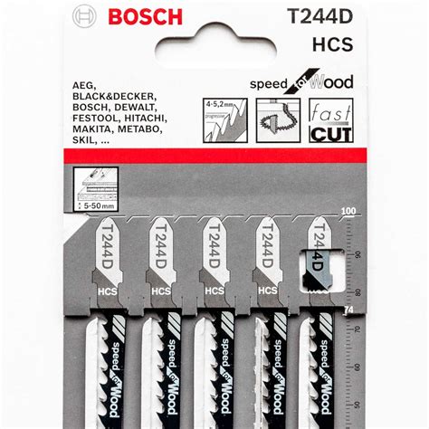 ใบจิ๊กซอว์ตัดไม้ แพ็ค 5ใบ Bosch แท้ T101ao T101b T101br