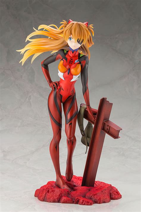 Rebuild Of Evangelion Asuka Langley Shikinami 16 Pvc Figure Kurama