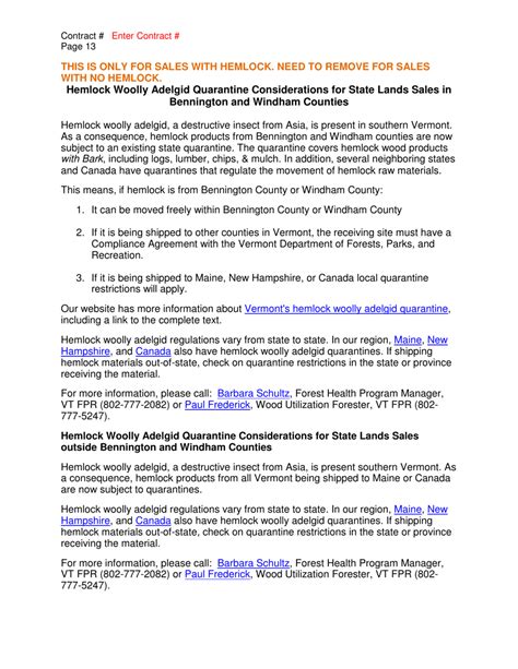 Vermont Timber Sale Contract Template Fill Out Sign Online And