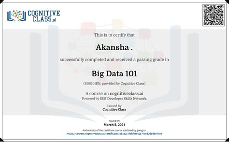 Cognitive Class Bd0101en Certificate Cognitive Class