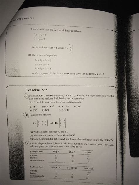 Solved CHAPTER MATRICES Hence Show That The System Of Chegg