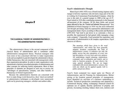 Solution The Administrative Theory Studypool
