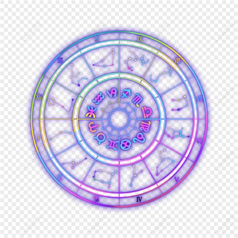 조디악 표지판 일러스트 조명원반신의 조화별자리 Png 일러스트 무료 다운로드 Lovepik