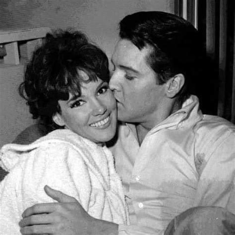 Elvis And Mary Ann Mobley On The Set Of Girl Happy Elvis Presley