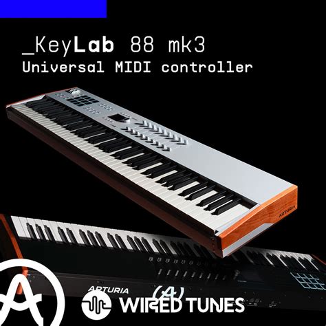Arturia Keylab 88 Mk3 Ultimate Hammer Action Midi Controller