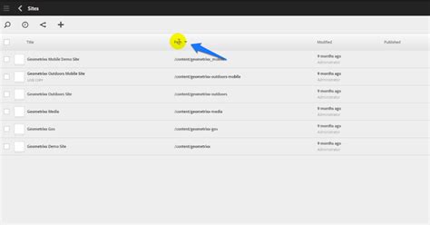 Experiencing Adobe Experience Manager Aem Cq Aem 6 Sp2 Add Column