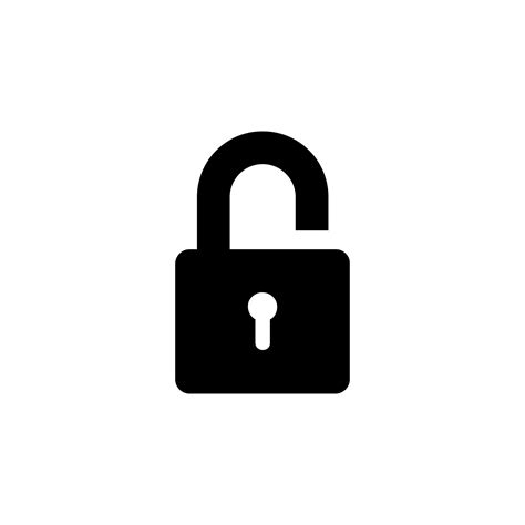 Password Security Icon Vector Isolated 22014151 Vector Art At Vecteezy
