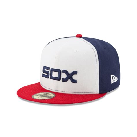 Chicago White Sox New Era Whitered 59fifty Fitted Hat