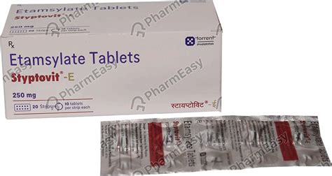 Buy Styptovit E 250 Mg Tablet 10 Online At Flat 15 Off Pharmeasy