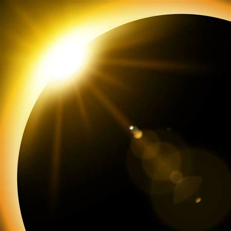 Yellow Eclipse Suitable For Product Advertising Natural Events