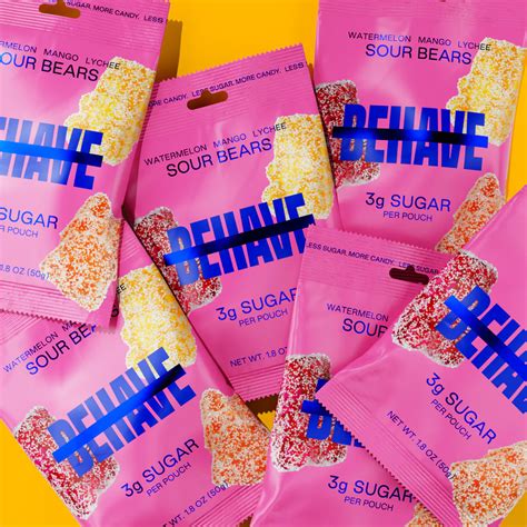 Behave Low Sugar High Flavor Gummy Candy For Mindful Snacking