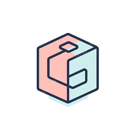기하학적 큐브 로고 벡터 라인 아트 그림 입방체 직계 아이콘 평면 아이콘 Png 일러스트 및 벡터 에 대한 무료 다운로드 Pngtree