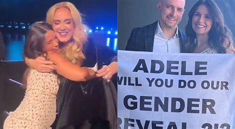 Adele Chora Ao Fazer Sua Primeira “revelação“ De Sexo De Filho De Fãs