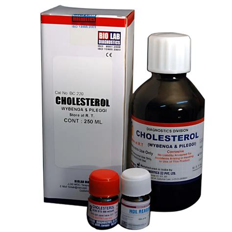 Cholesterol Total Wybenga Manual With Hdl Ppt Reagent Cholestrol